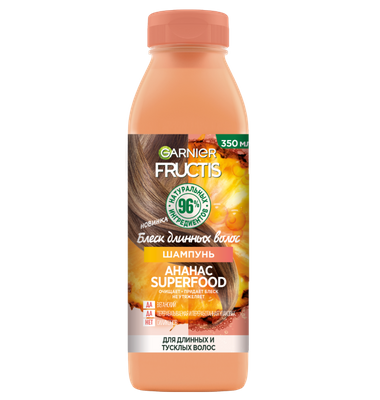 Шампунь для длинных и тусклых волос «Ананас Superfood» Garnier Fructis ...