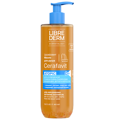 Масло для душа с церамидами и пребиотиком cerafavit Librederm 2 отзыва ...